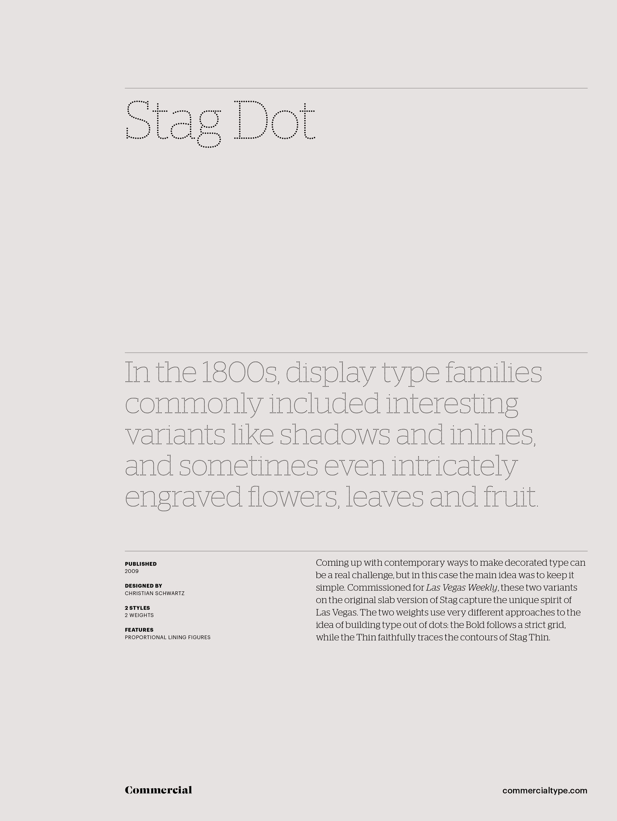 Commercial Type » Catalog » Stag Collection